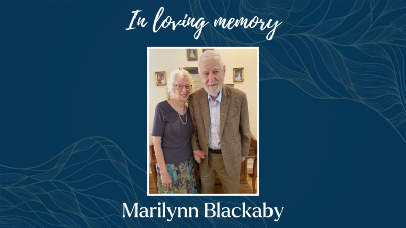 Marilynn Blackaby, wife of 'Experiencing God' author Henry Blackaby ...