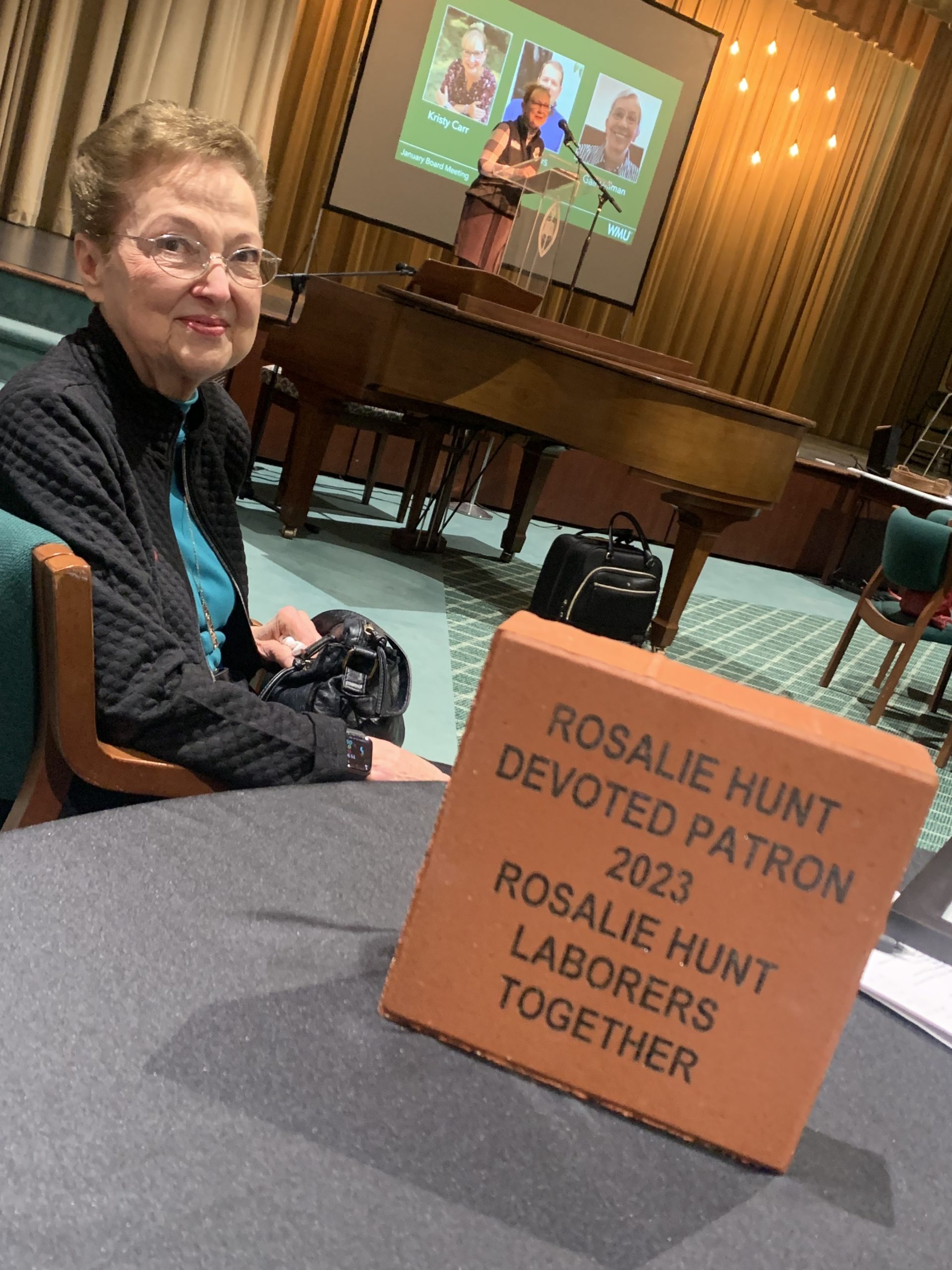 Rosalie Hunt honored by WMU Foundation with devoted patron award | The ...