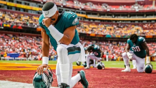 'God is everything': Philadelphia Eagles star Jalen Hurts strives to ...