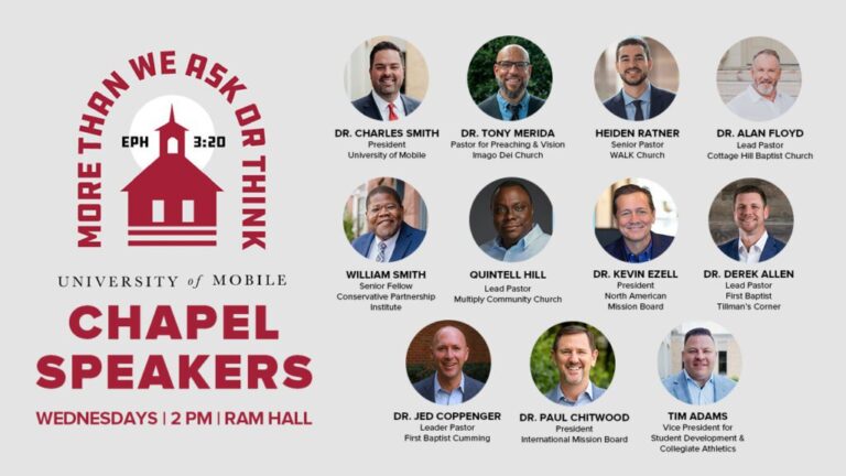 UM releases list of chapel speakers for Spring 2026 chapel services ...